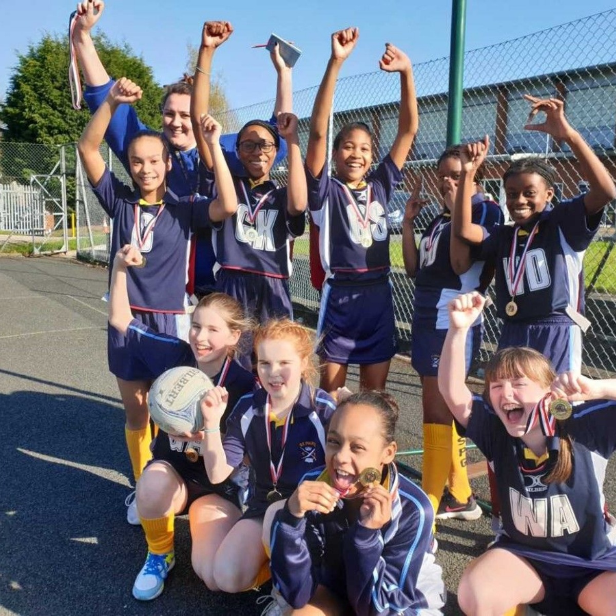 St Paul's School for Girls - Year 7 Netball Champions!